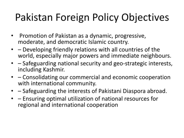 Foreign Policy of Pakistan (1).pptx