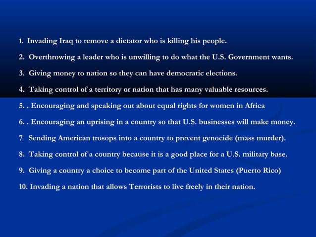 Foreign Policy themes | PPT