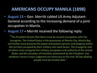 American and Japanese Occupation | PPTX