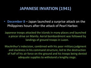 American and Japanese Occupation | PPTX