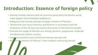 Foreign Relations of Pakistan.pptxjahshshs | PPTX