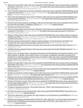 Foreign relations of pakistan wikipedia | PDF