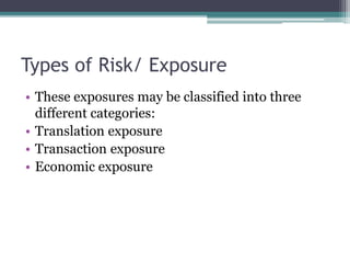 Foreign risk & management | PPTX