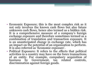 Foreign risk & management | PPT
