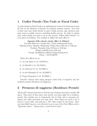 Small guide to Milan | PDF | Health Insurance | Insurance