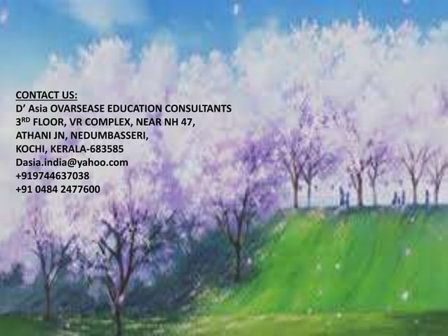 Foreign study tour packages for teachers and students | PPTX