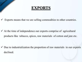 India’s Foreign Trade: Direction and Composition of Trade | PPTX