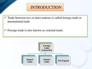 Foreign trade | PPT