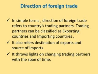 Foreign Trade. .pptx BBA MINOR PROJECT | PPTX