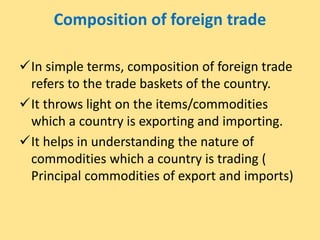 Foreign Trade. .pptx BBA MINOR PROJECT | PPTX