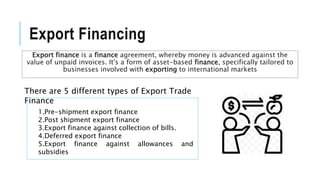 Foreign trade finance | PPTX | Debt Factoring & Invoice Discounting ...