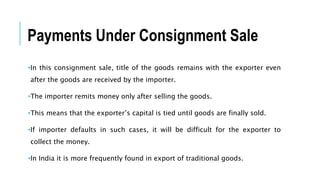 Foreign trade finance | PPTX | Debt Factoring & Invoice Discounting ...