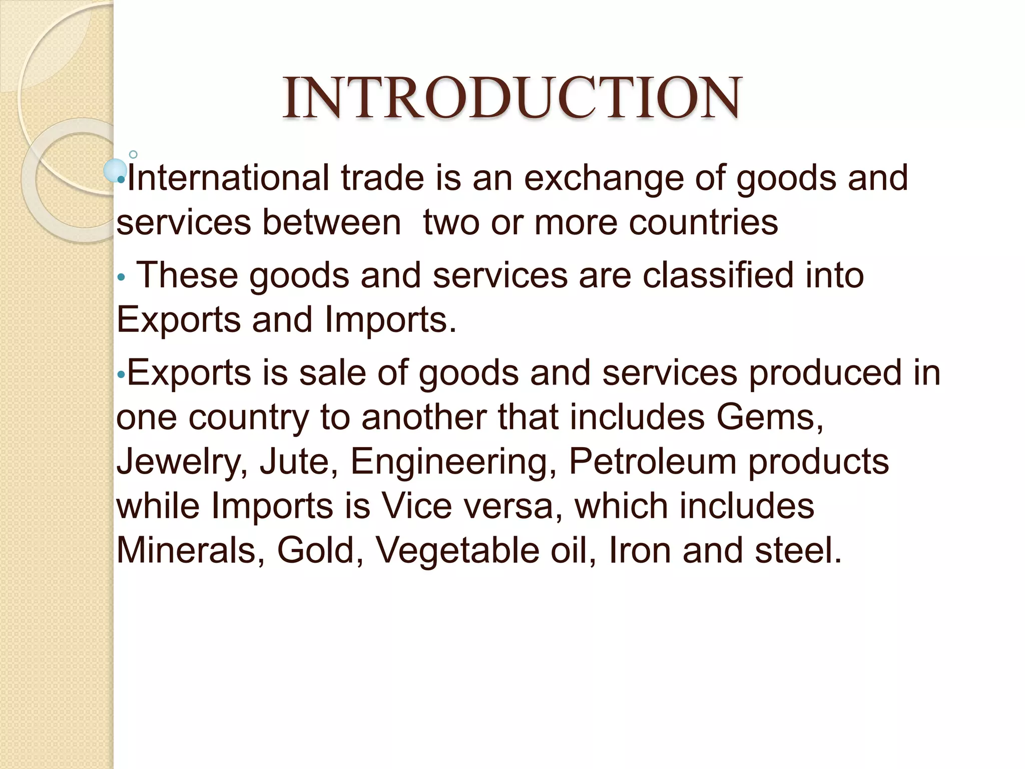 Foreign Trade of India | PPTX