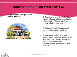 Foreign trade policy | PPTX
