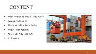 Foreign trade policy | PPTX