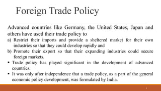 Foreign trade policy | PPTX