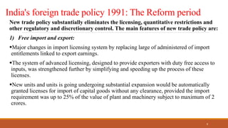 Foreign trade policy | PPTX