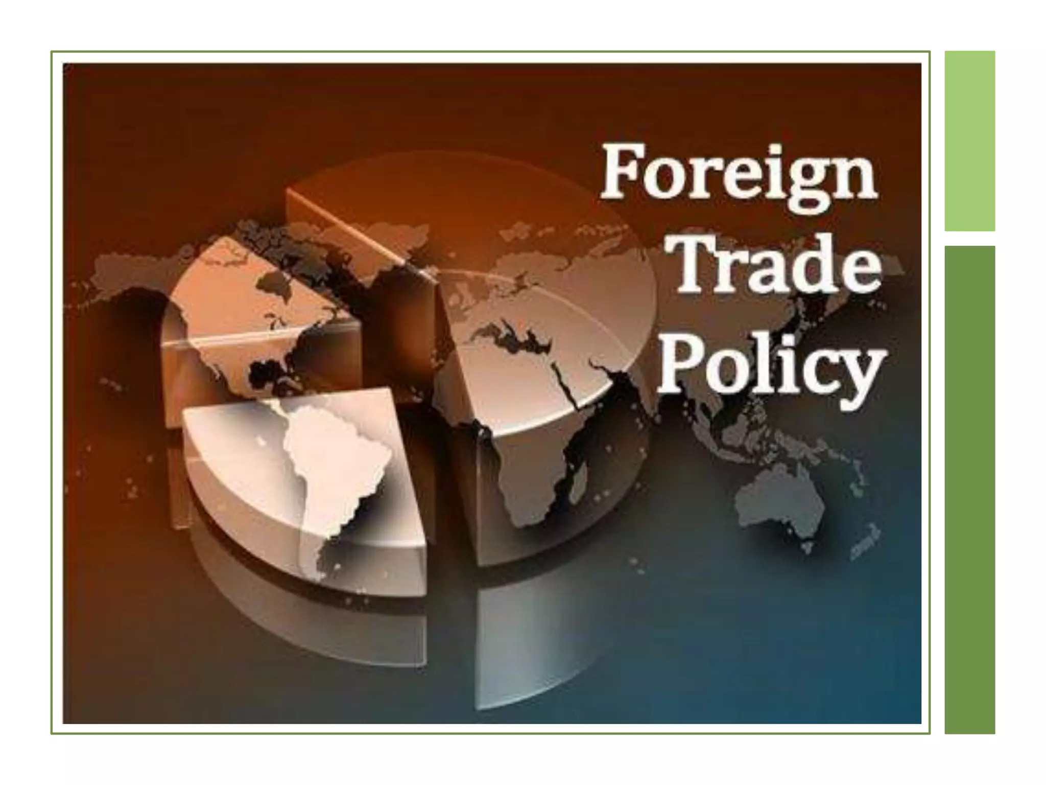 India's Foreign trade policy | PPTX