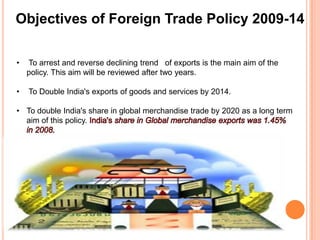 Foreign trade policy 2009 2014 | PPTX