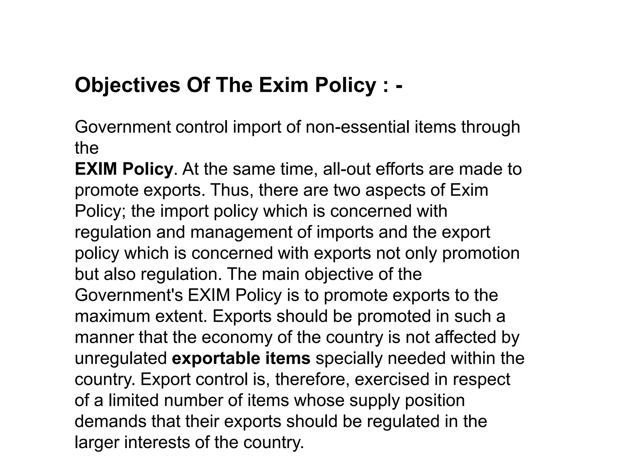 Foreign Trade Policy Presentation | PPTX