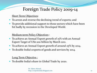 Foreign trade regulation | PPTX