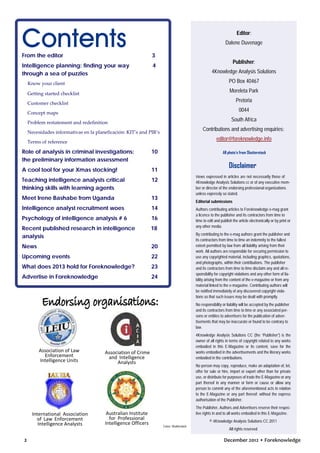 Foreknowledge 6 final | PDF