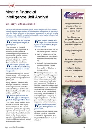 Colaboración Juan Pablo Somiedo Foreknowledge issue3r | PDF