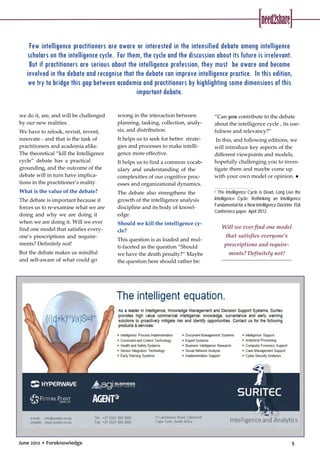 Colaboración Juan Pablo Somiedo Foreknowledge issue3r | PDF | Business ...