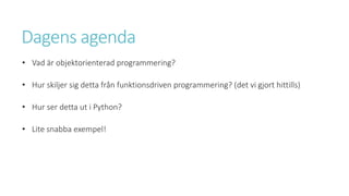 HT19 - DA354A - OOP Intro | PPT