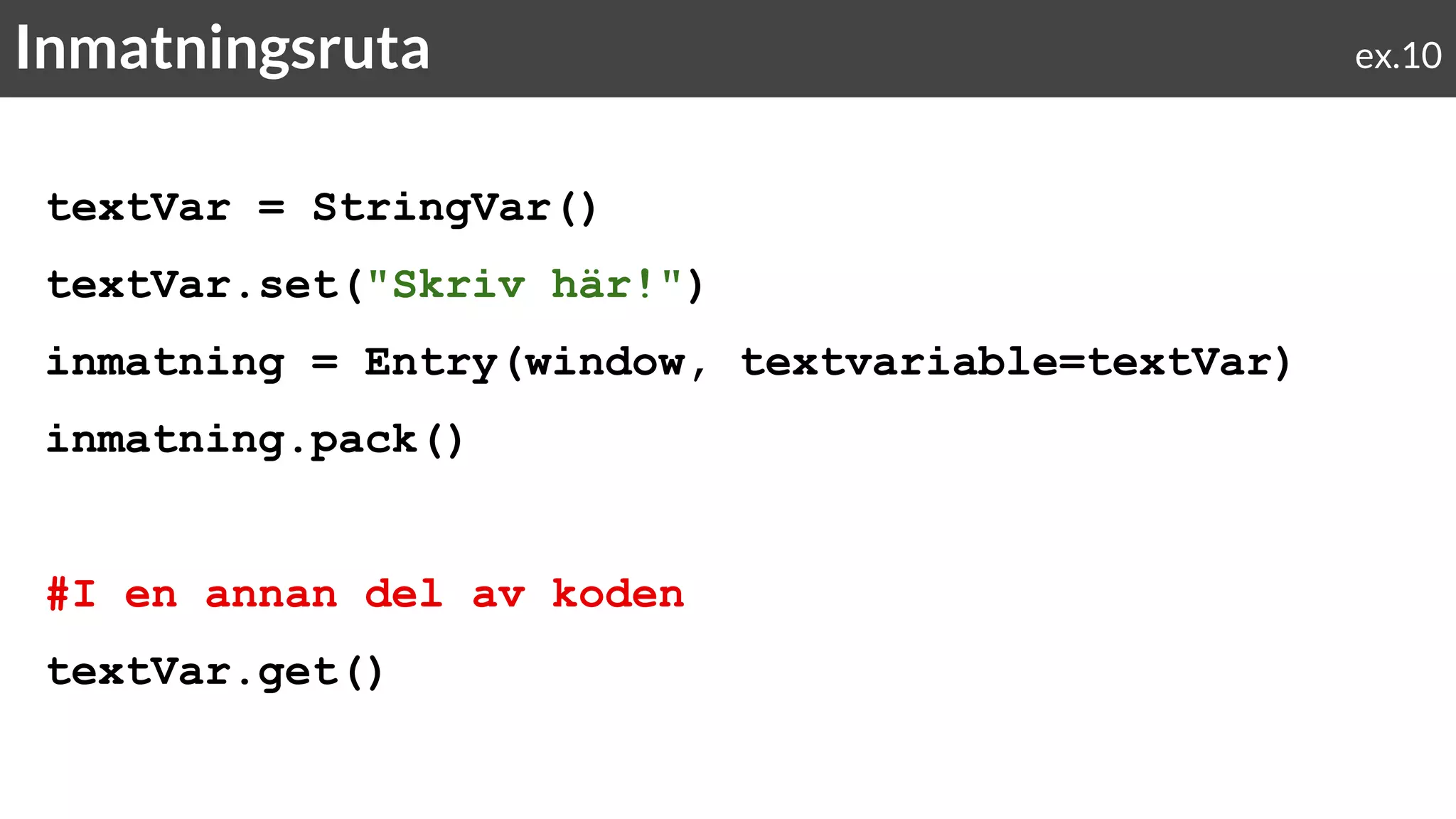 Introduktion till programmering - filhantering och grafiska gränssnitt ...