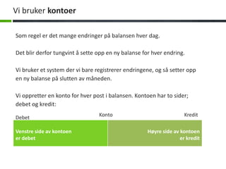 Forelesning regnskap | PPT