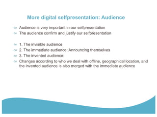 Qualitative Datacollection on Social Media and Selfpresentation | PPT