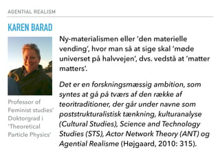 Introduktion til Agential Realism | PPT