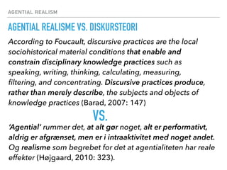 Introduktion til Agential Realism | PPT