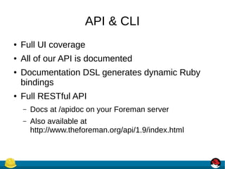 Foreman in your datacenter | PPT