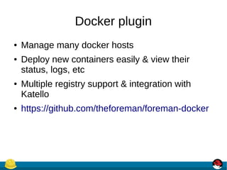 Foreman in your datacenter | PPT