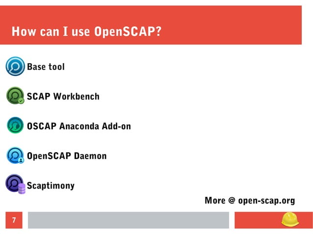 Automating OpenSCAP with Foreman | PPT