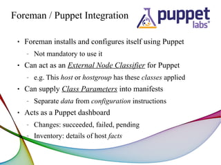 Linux host orchestration with Foreman, Puppet and Gitlab | PPT