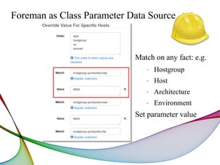 Linux host orchestration with Foreman, Puppet and Gitlab | PPT