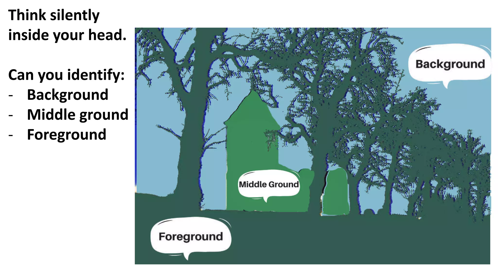 Defining & Identifying Foreground, Middle Ground, & Background | PPTX | Modern Art | Fine Art