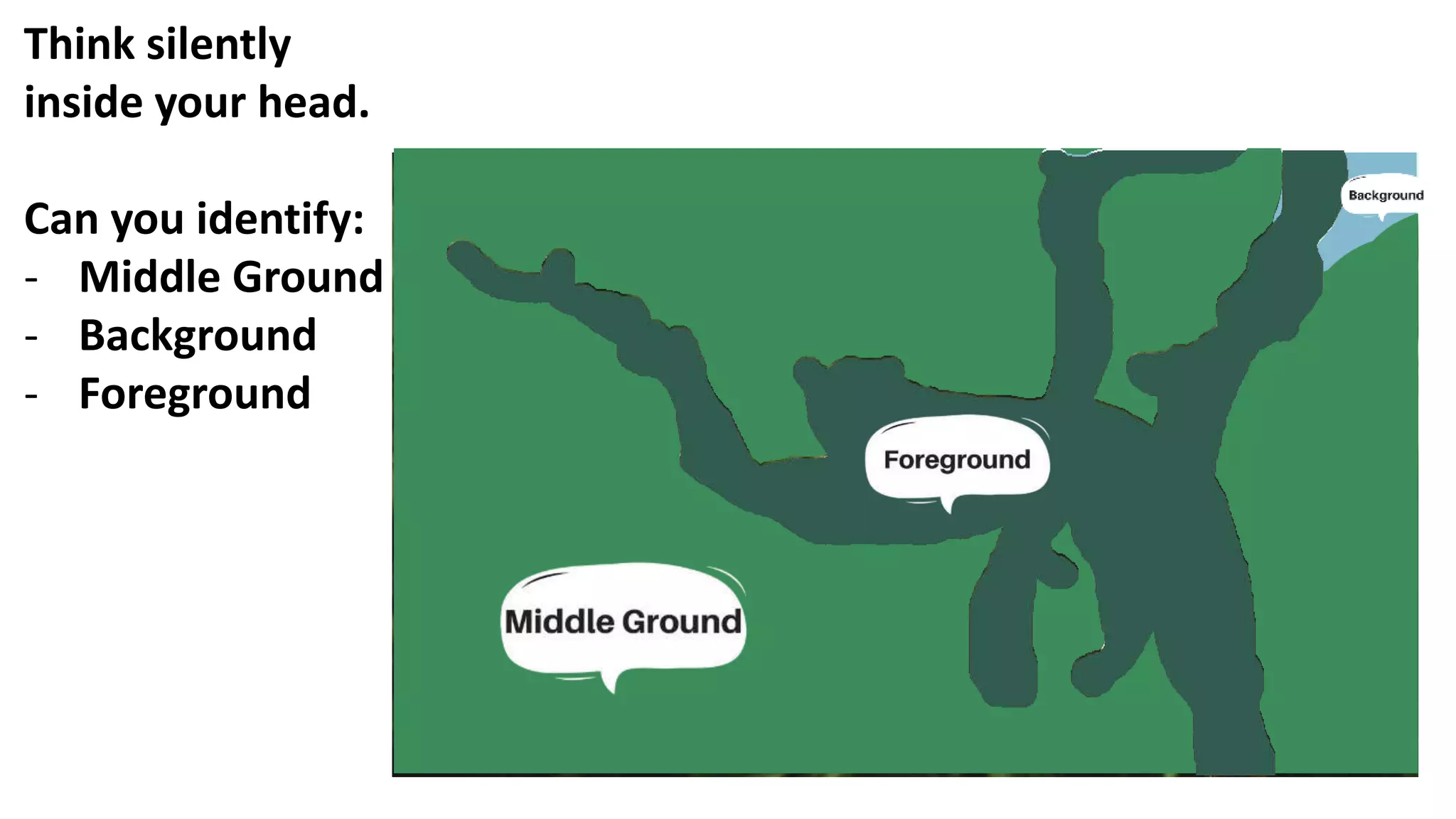 Defining & Identifying Foreground, Middle Ground, & Background | PPTX