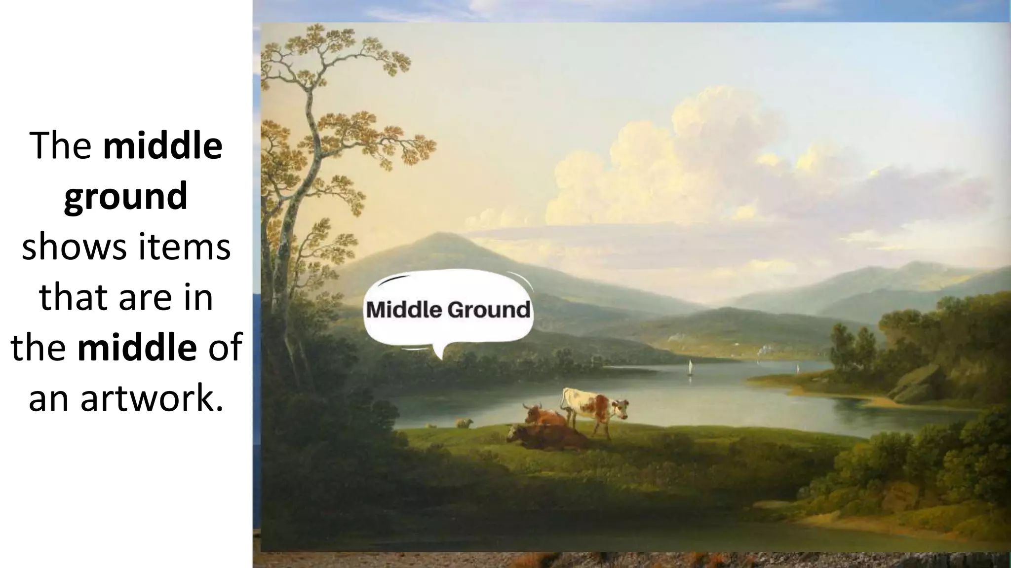 Defining & Identifying Foreground, Middle Ground, & Background | PPTX