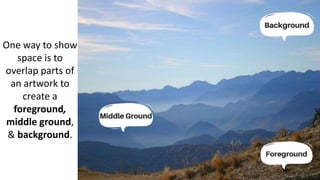 Defining & Identifying Foreground, Middle Ground, & Background | PPTX