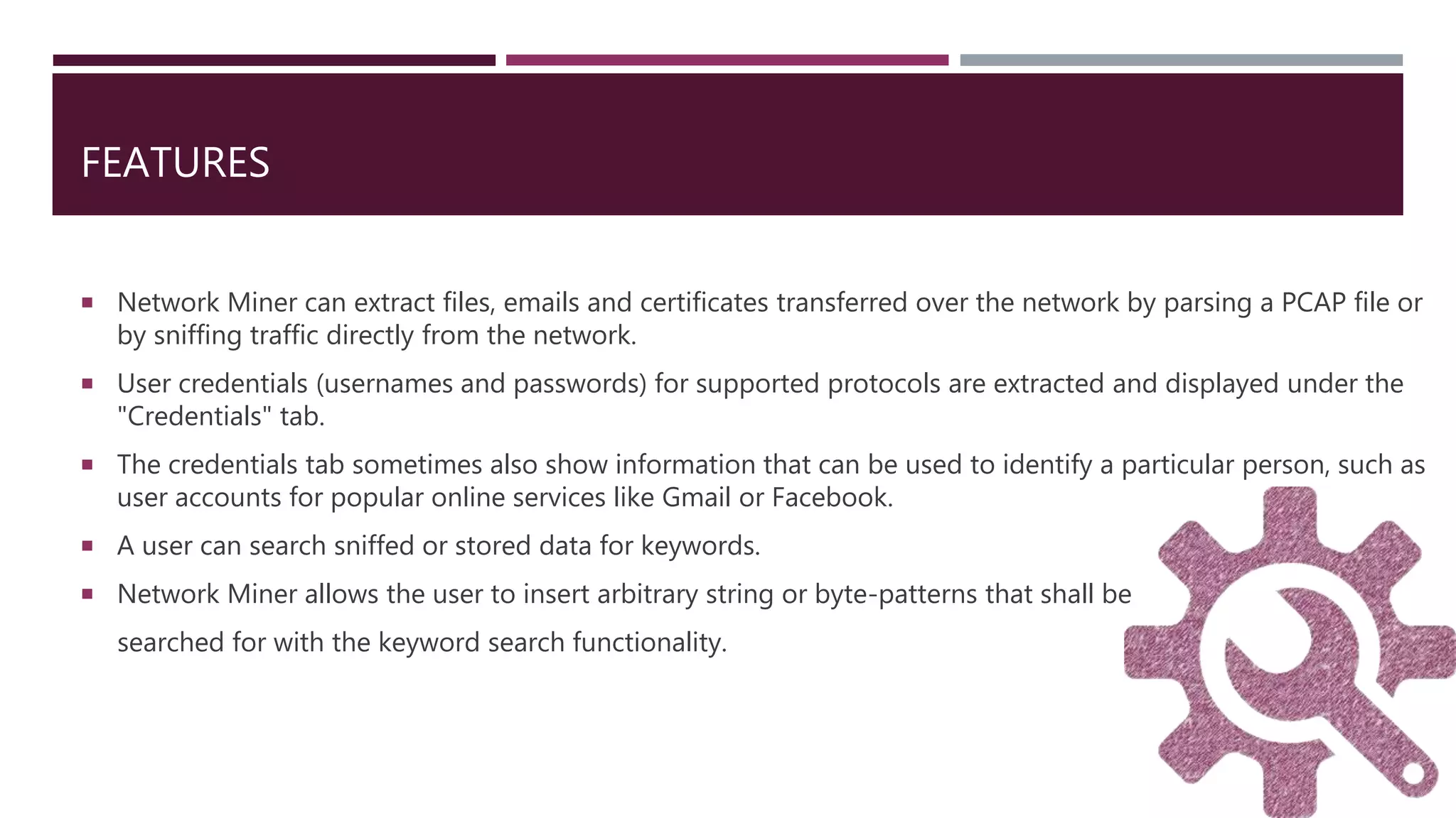 Network Miner Network forensics | PPTX