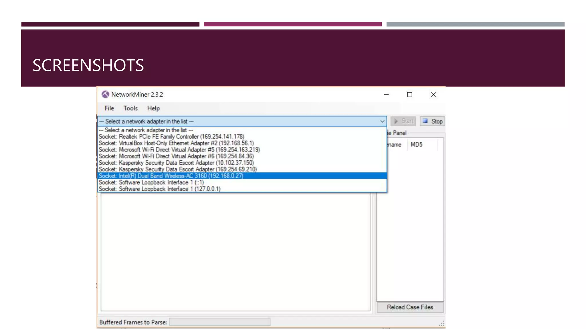 Network Miner Network forensics | PPTX