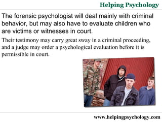 Forensic Psychology 101 | PPT