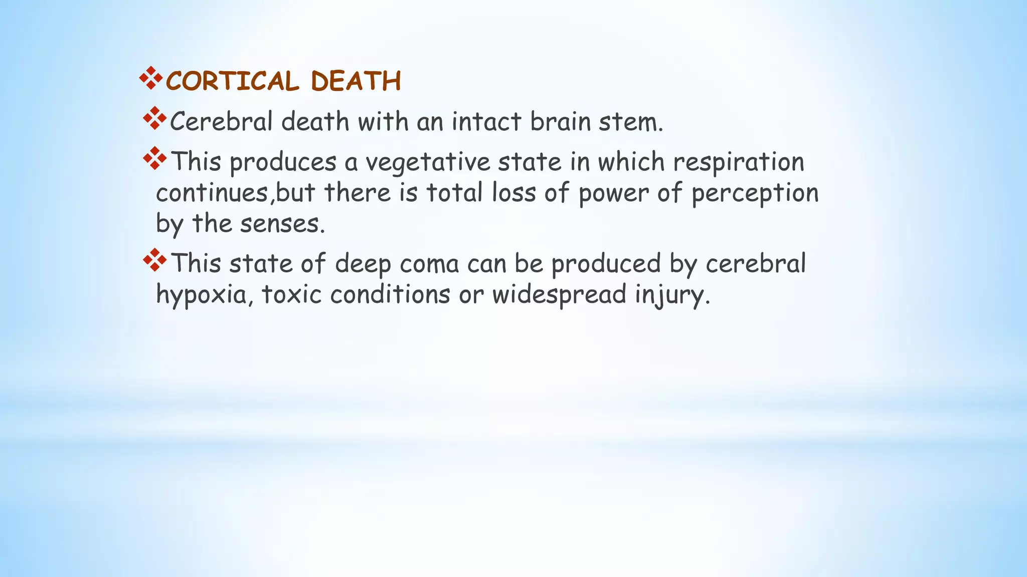 Death, Types of Death and Brain death | PPTX