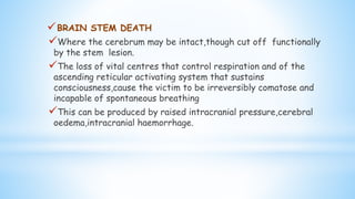 Death, Types of Death and Brain death | PPTX