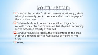 Death, Types of Death and Brain death | PPTX