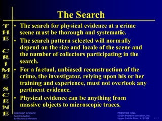 Forensic.Ch.2.Crime Scene.ppt